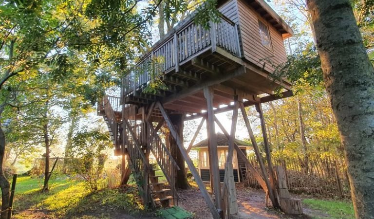 Boomhut overnachting? Overnachten in een boomhut vanaf 75,-